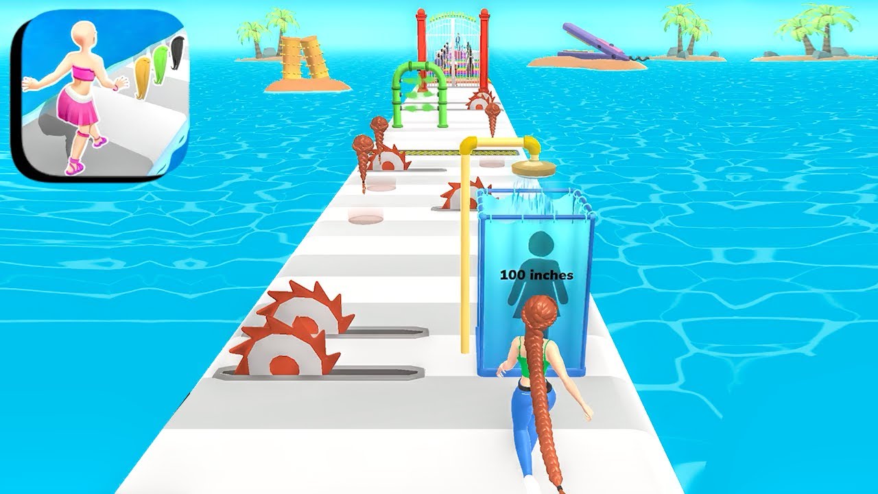 Wig Run - All Levels Gameplay Android,ios (Levels 22-23) - YouTube