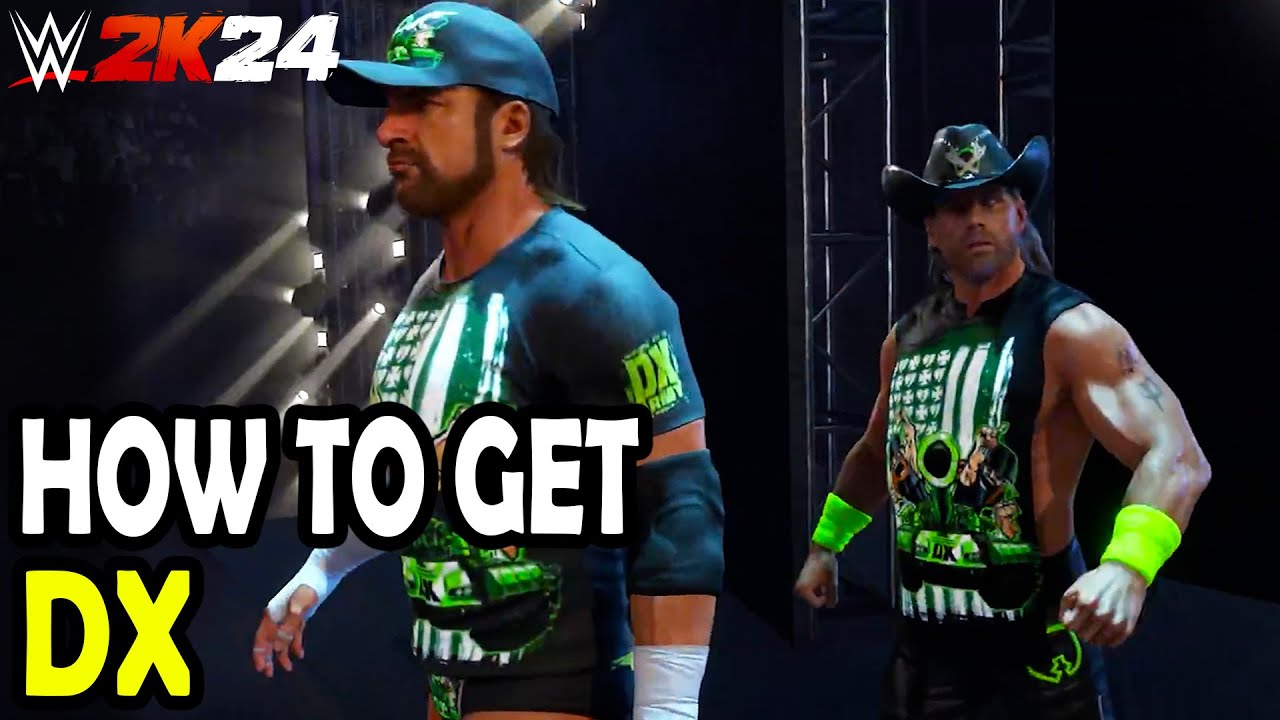How to Get DX in WWE 2k24 - YouTube