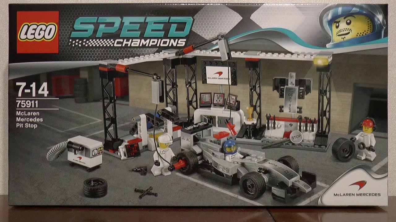 LEGO Speed Champions 75911 McLaren Mercedes Pit Stop - YouTube