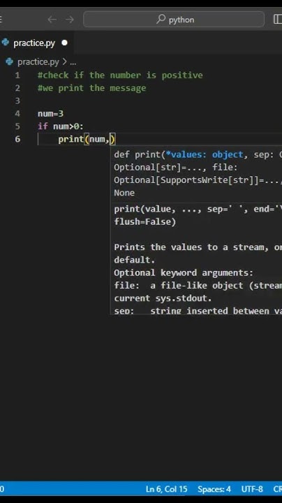 Check If The Number Is Positive😲python Coding Pythonprogramming Code Learnpython Youtube