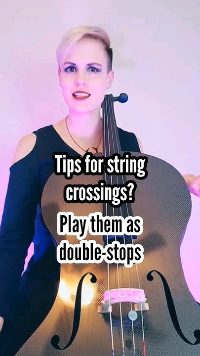 Clean String Crossings on Cello - YouTube