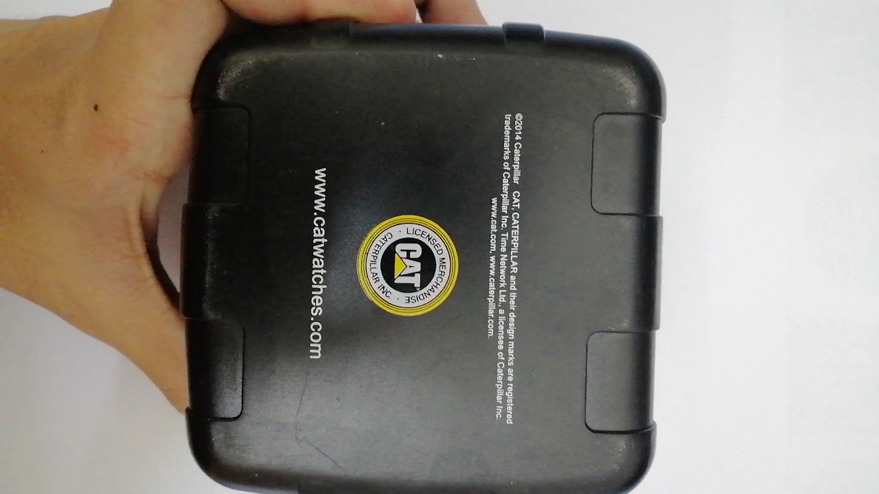 |CAT| Caterpillar watch box | CAT watch | - YouTube