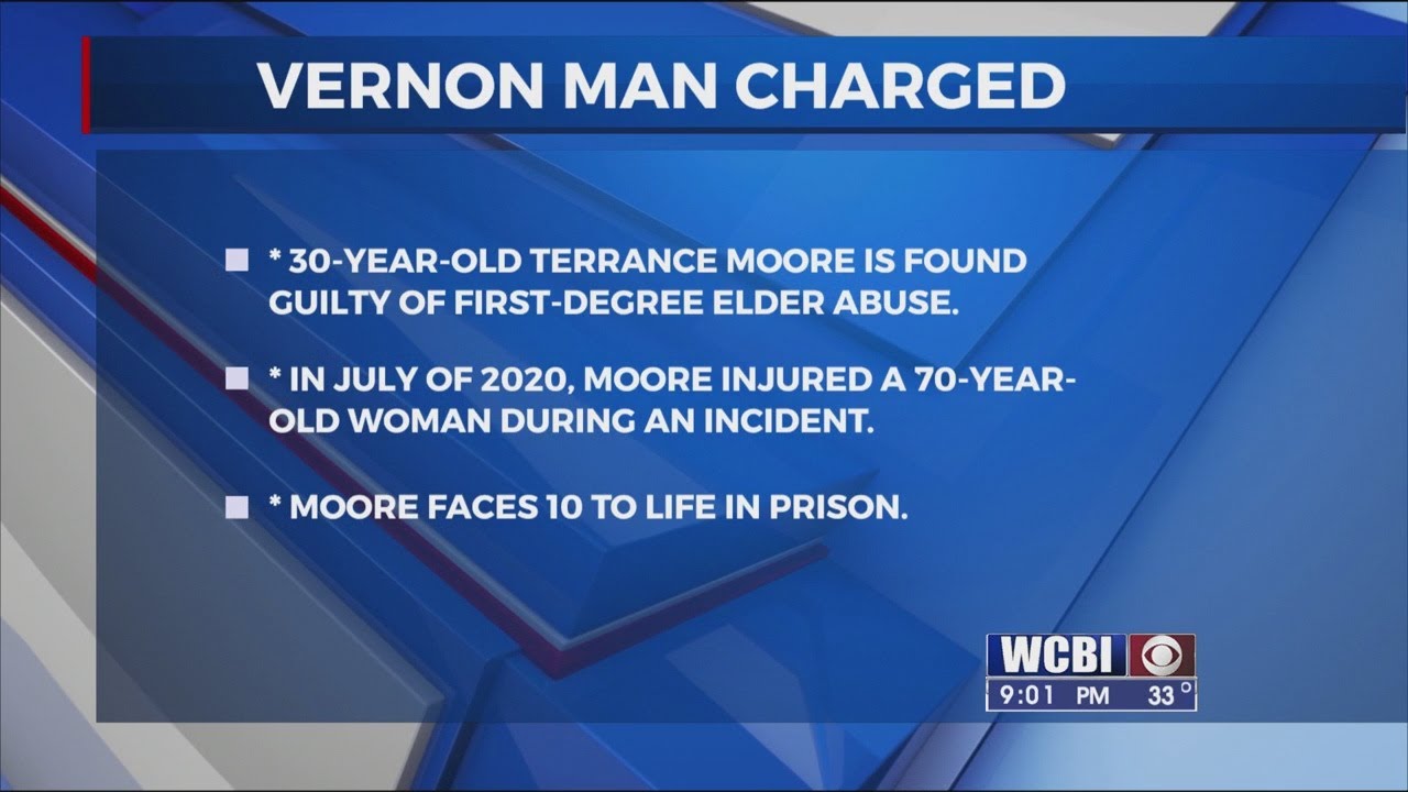 30-year-old Terrance Moore is charged with felony elder abuse - YouTube