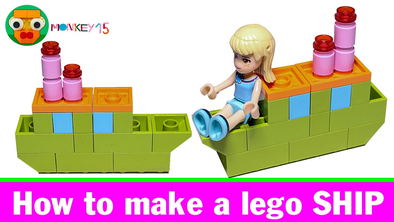 How to make a lego SHIP mini easy - LEGO classic tutorial - YouTube