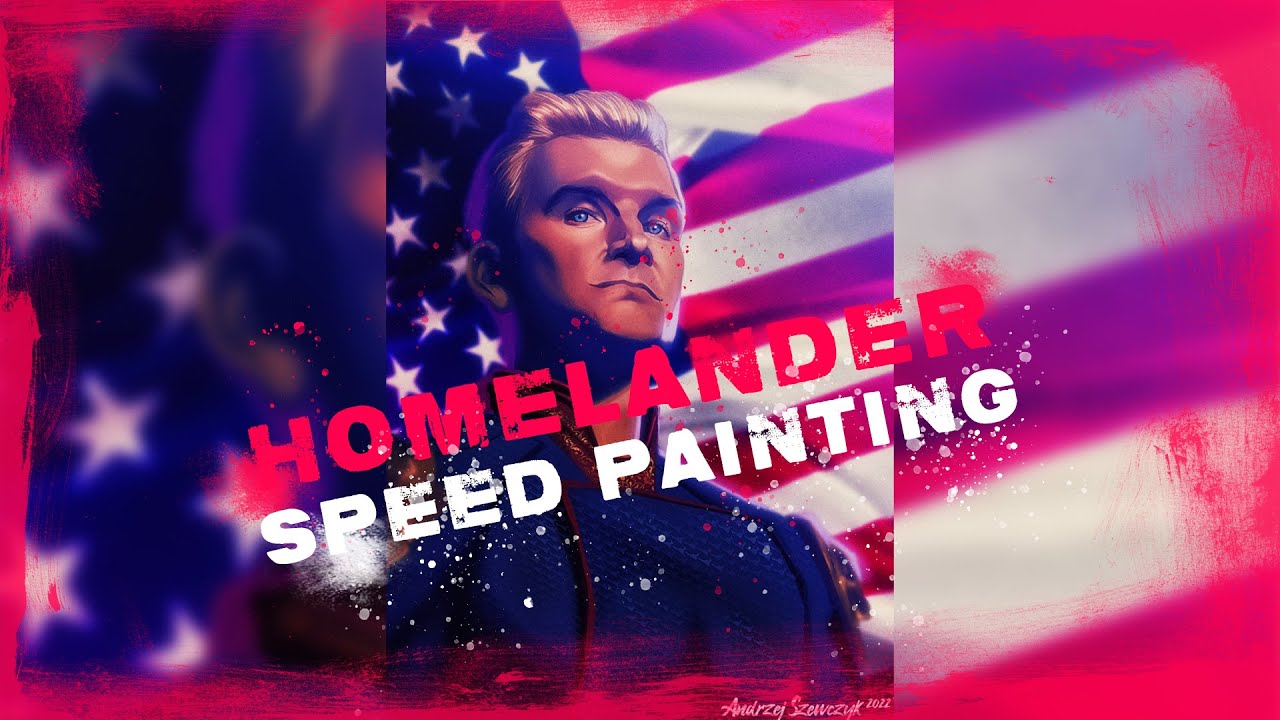 Homelander - Speed Painting - YouTube