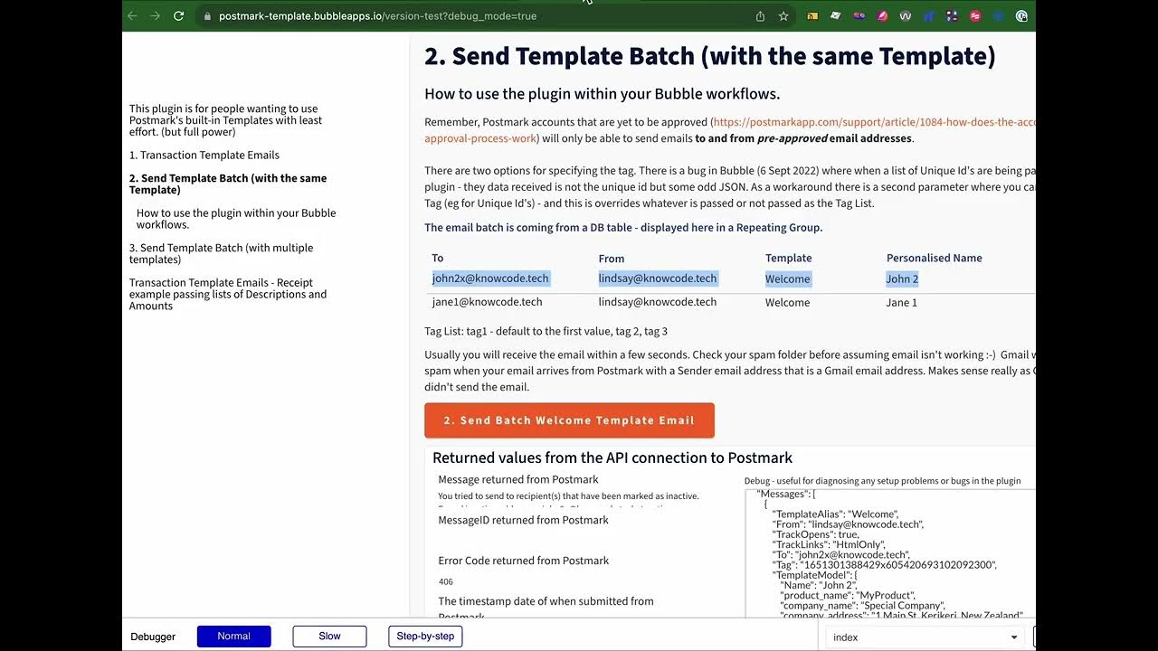 How to use the plugin for Batch template Emails Part 2 - YouTube