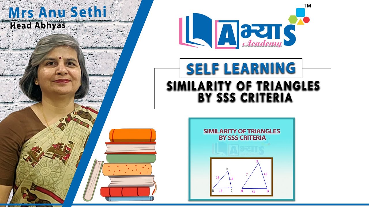 Similarity of Triangles by SSS Criteria | Maths | Triangles | Mrs. Anu ...