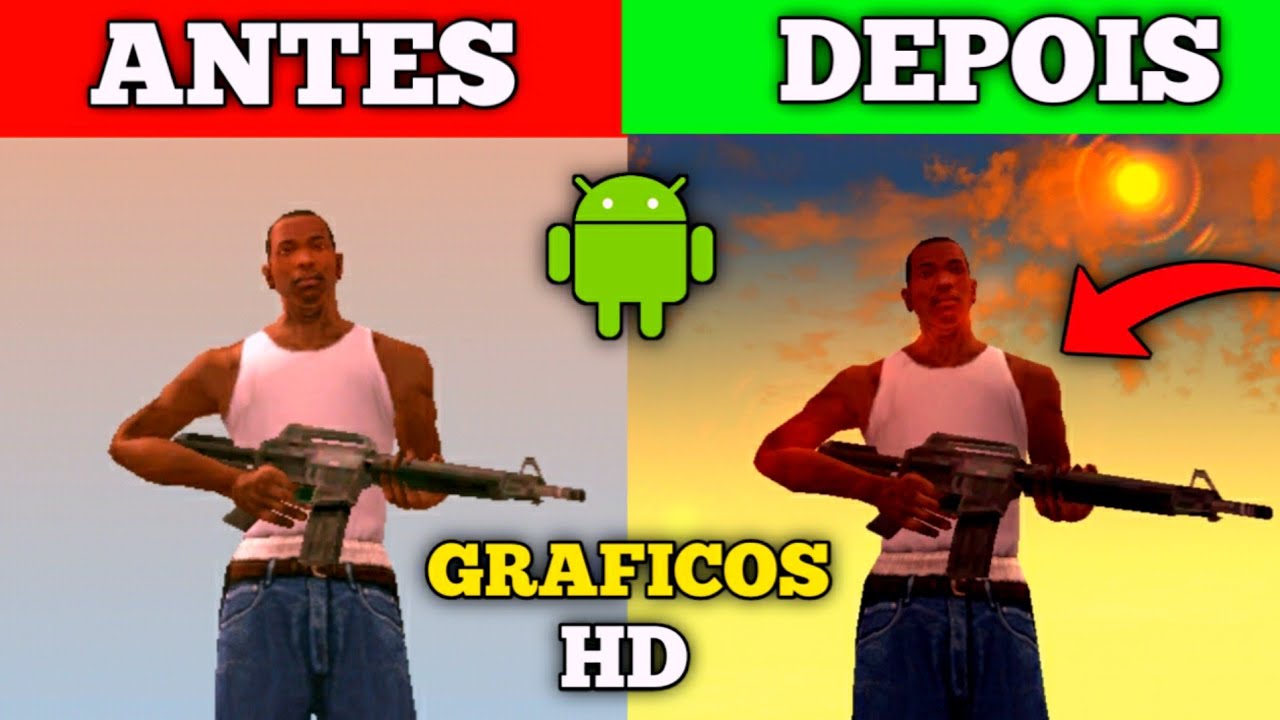 SAIU! NOVO MOD GRÁFICOS REALISTAS PARA GTA SAN ANDREAS ANDROID ...