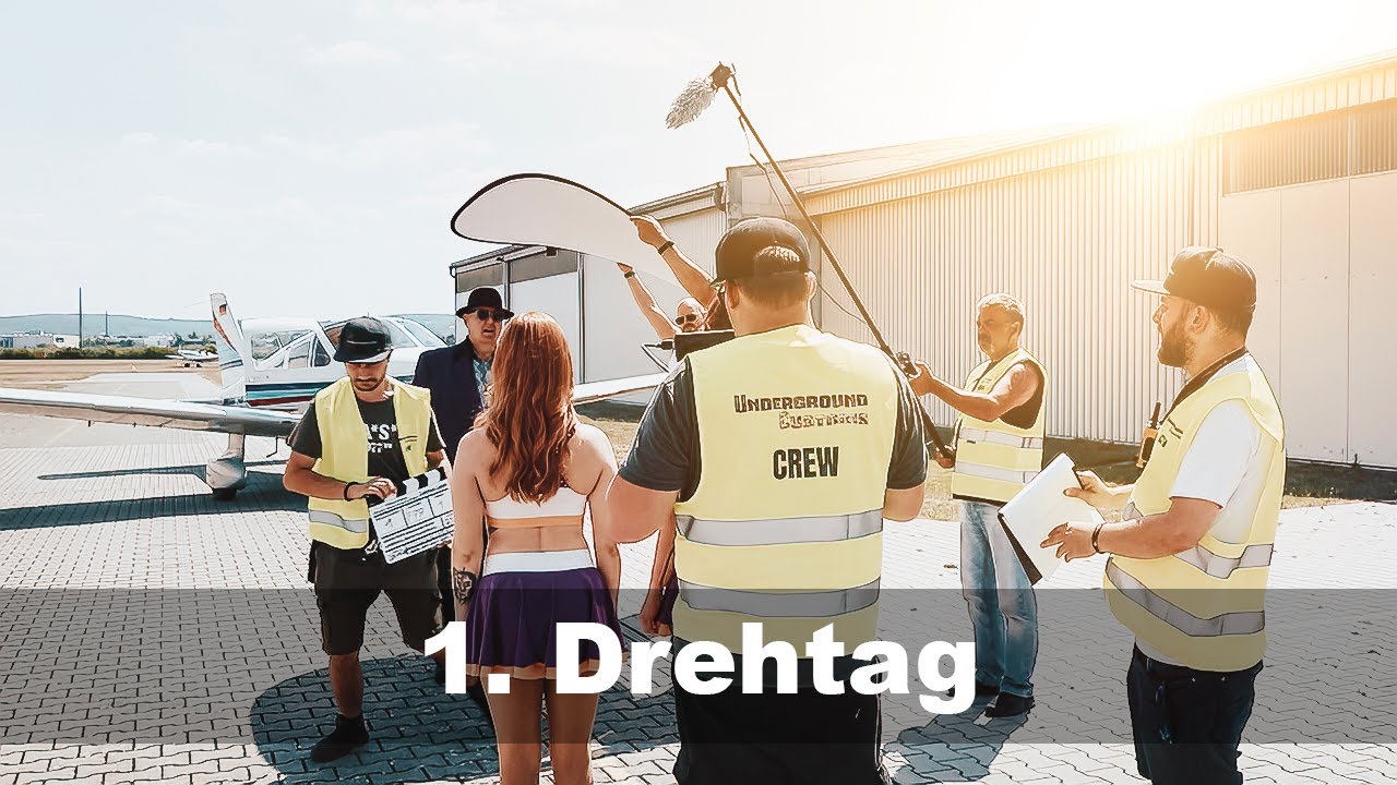 Drehtag 1 " Der Flugplatz" Making of | Underground Costums - YouTube