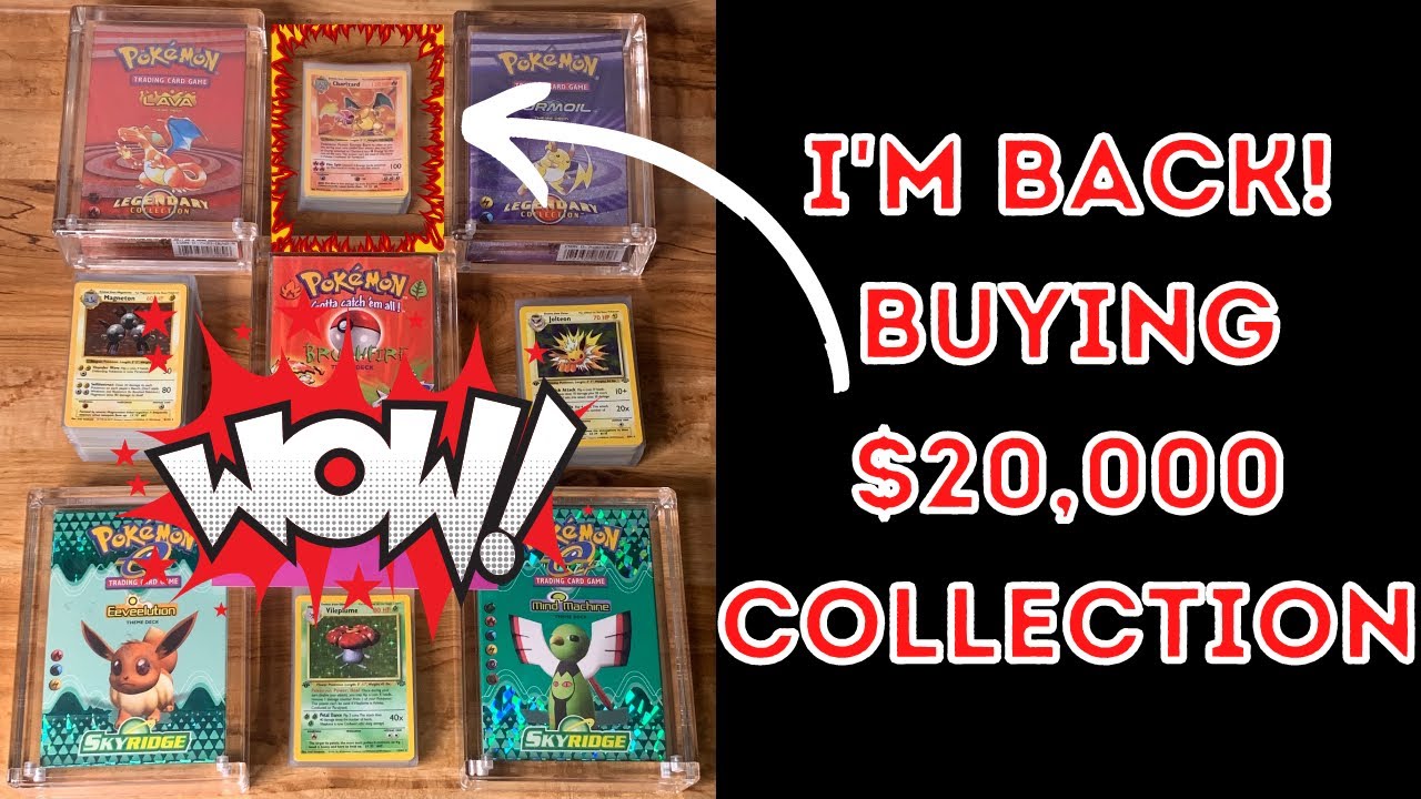 I'm Back!!! Buying $20,000+ Pokemon Card Collection & These are THE ...
