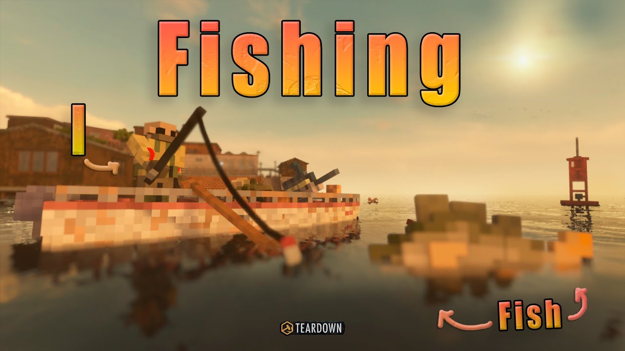 Mod for Fish and fishing in !! !! | Teardown - YouTube