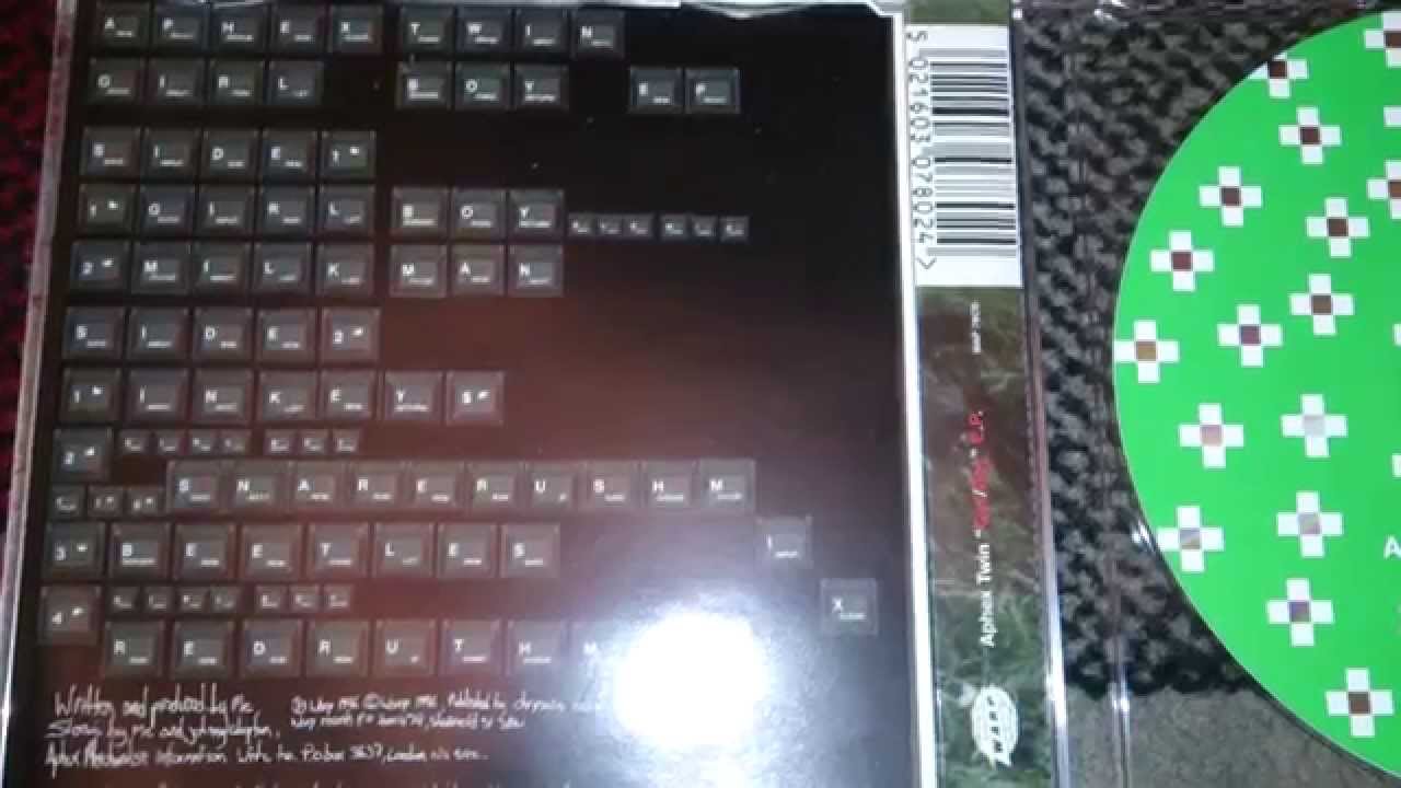 Nostalgiaudio Unboxing Aphex Twin Girl/Boy EP On Audio CD - YouTube