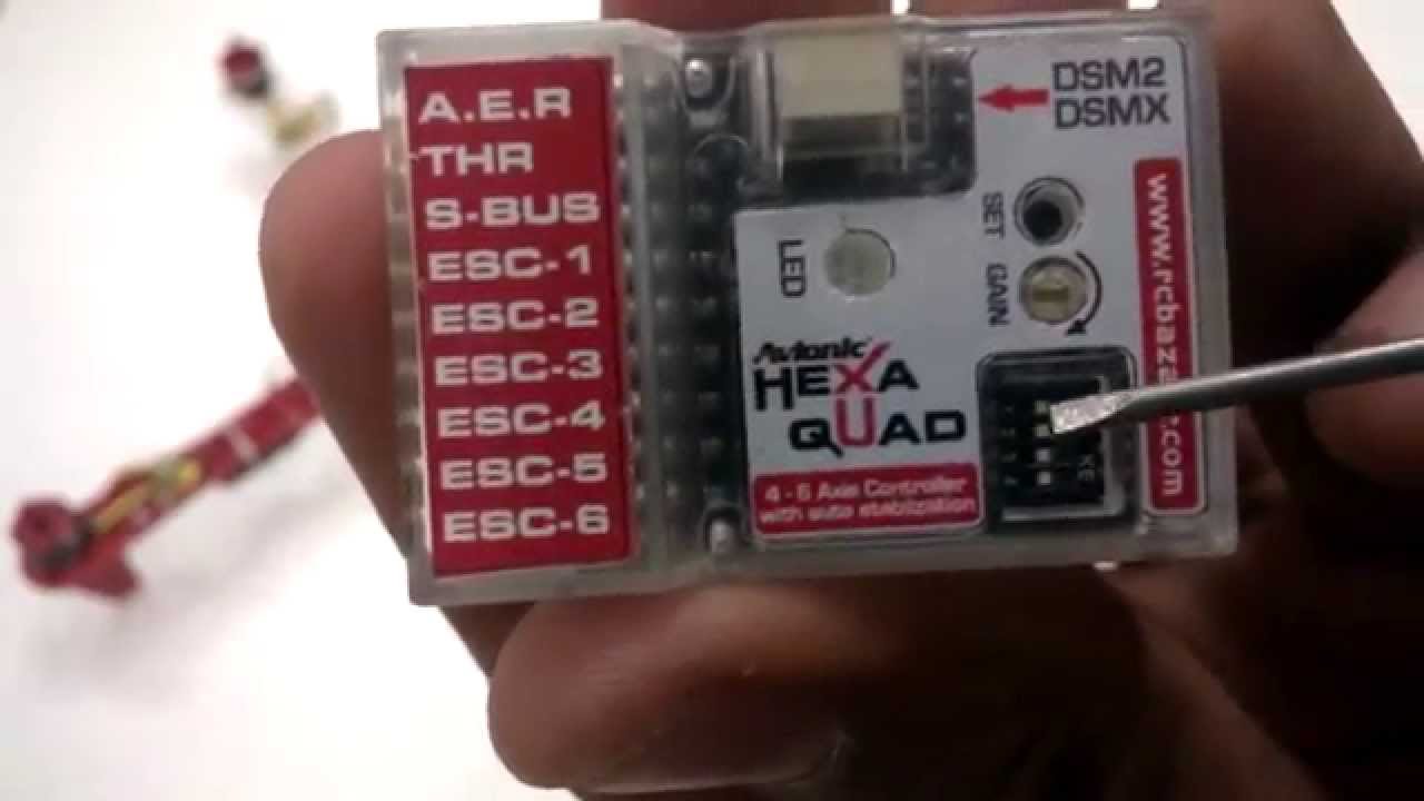 Avionic hexa quad controller set up - YouTube