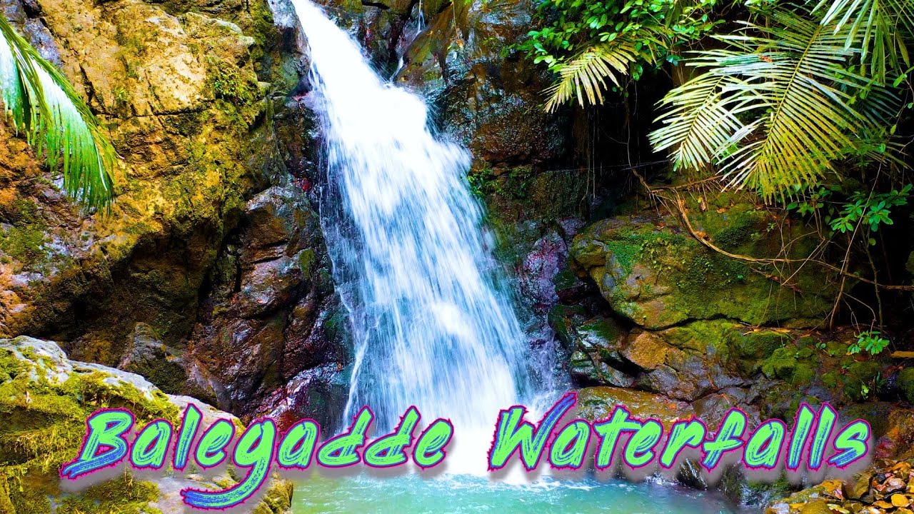 Balegadde waterfalls | ಬಾಳೆಗದ್ದೆ ಜಲಪಾತ | 4k - YouTube