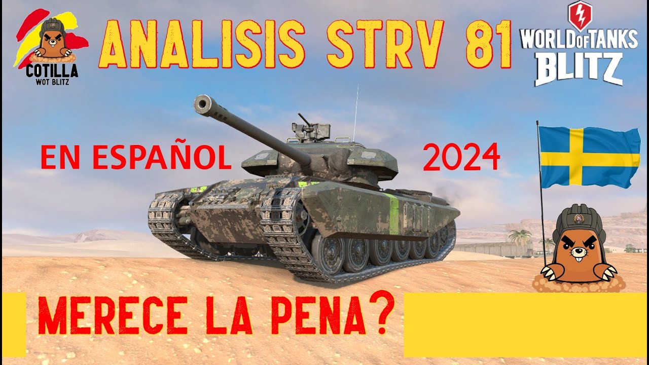 Reseña Strv 81 World of Tanks Blitz en Español | Merece la pena Strv 81 ...