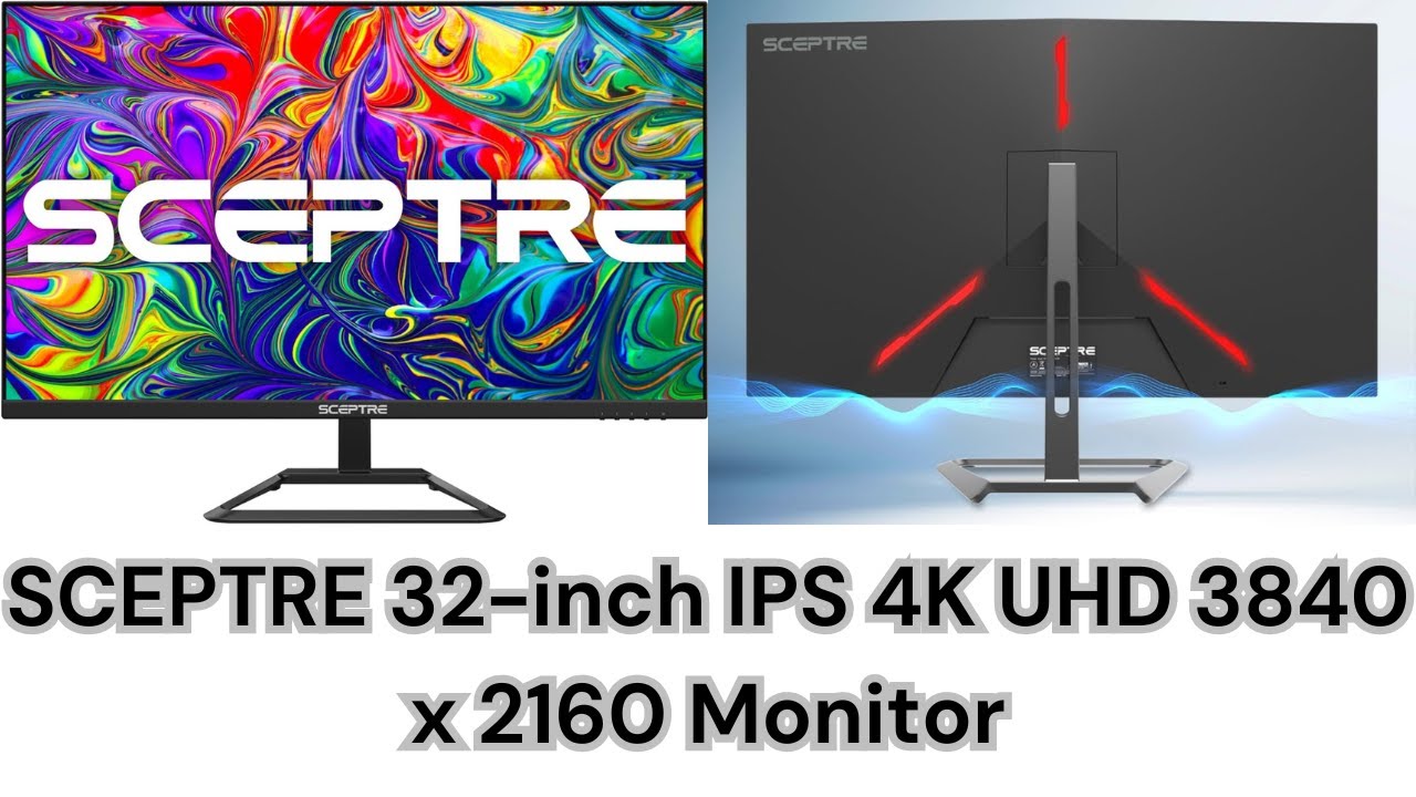 SCEPTRE 32-inch IPS 4K UHD 3840 x 2160 Monitor DisplayPort x2 HDMI x2 ...