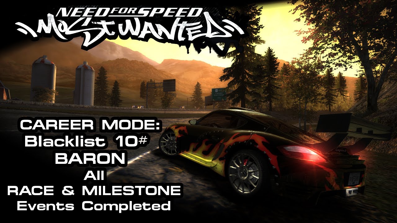 NFS: Most Wanted (2005) - Blacklist #10: Baron - Race & Milestone ...
