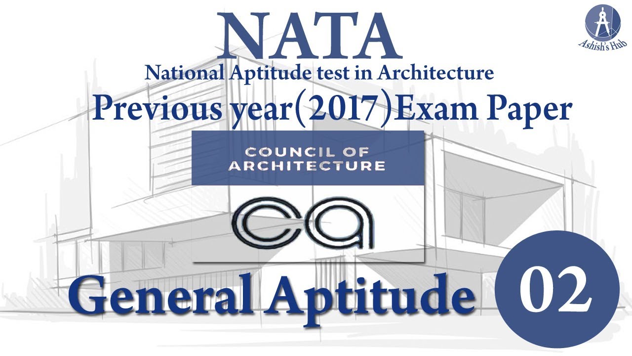 Part 2 | General Aptitude || Nata 2017 || Exam/Sample question paper ...