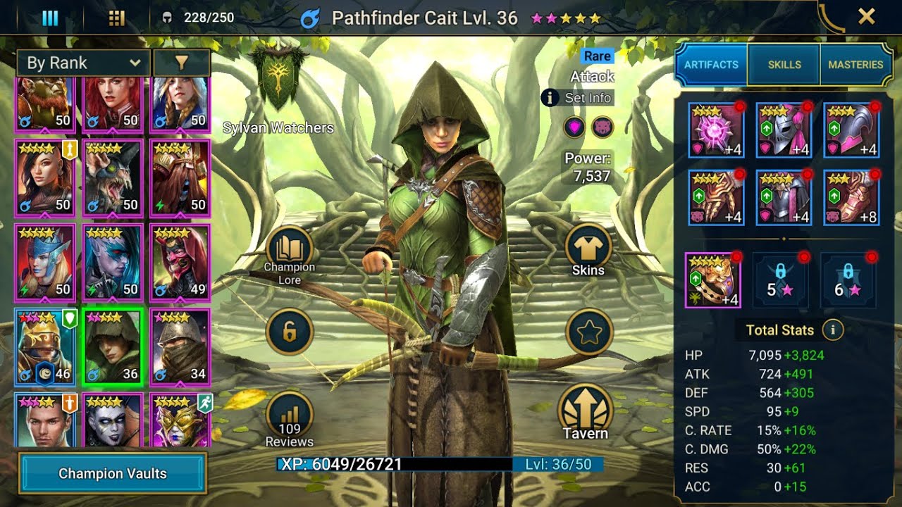 Let's Play RAID: SHADOW LEGENDS DAY 159 PATHFINDER CAIT (Android ...