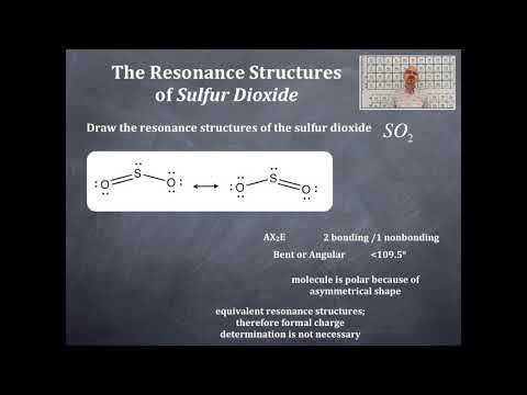 Bonding 31: The Resonance Structures of Sulfur Dioxide - YouTube