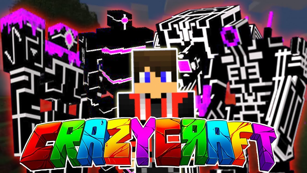Fighting the HARDEST BOSSES on Crazy Craft (FAIL) | #Minecraft - YouTube