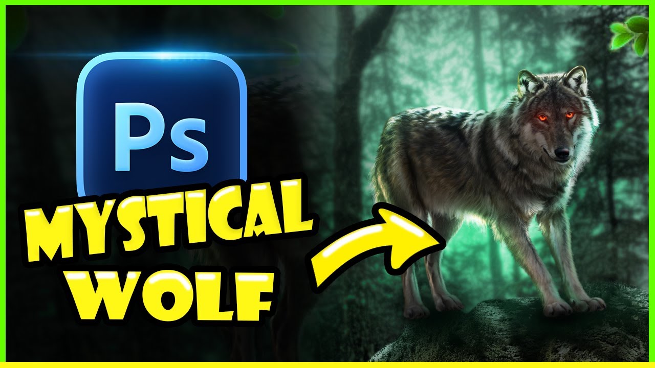 Epic Lone Wolf Speed Art In Photoshop | Manipulation | speed art ...