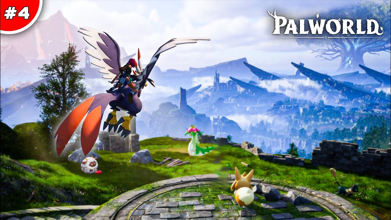 EXPLORING WORLD WITH NIGHTWING || PALWORLD GAMEPLAY #4 - YouTube