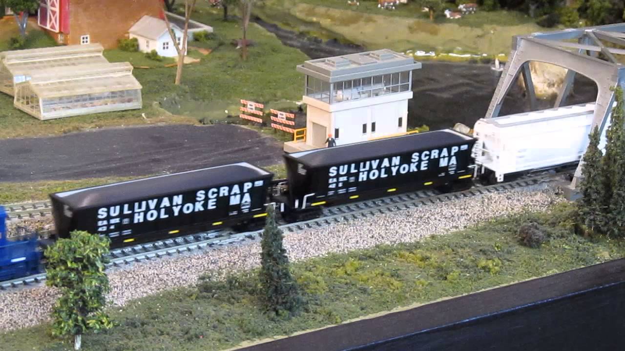 N scale Kato Pan Am SD40-2 on the New Boston and Albany - YouTube