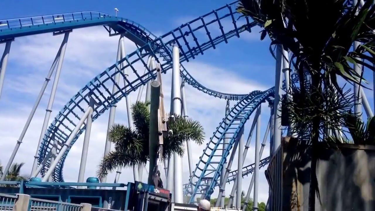 Storm Coaster in Sea World - YouTube