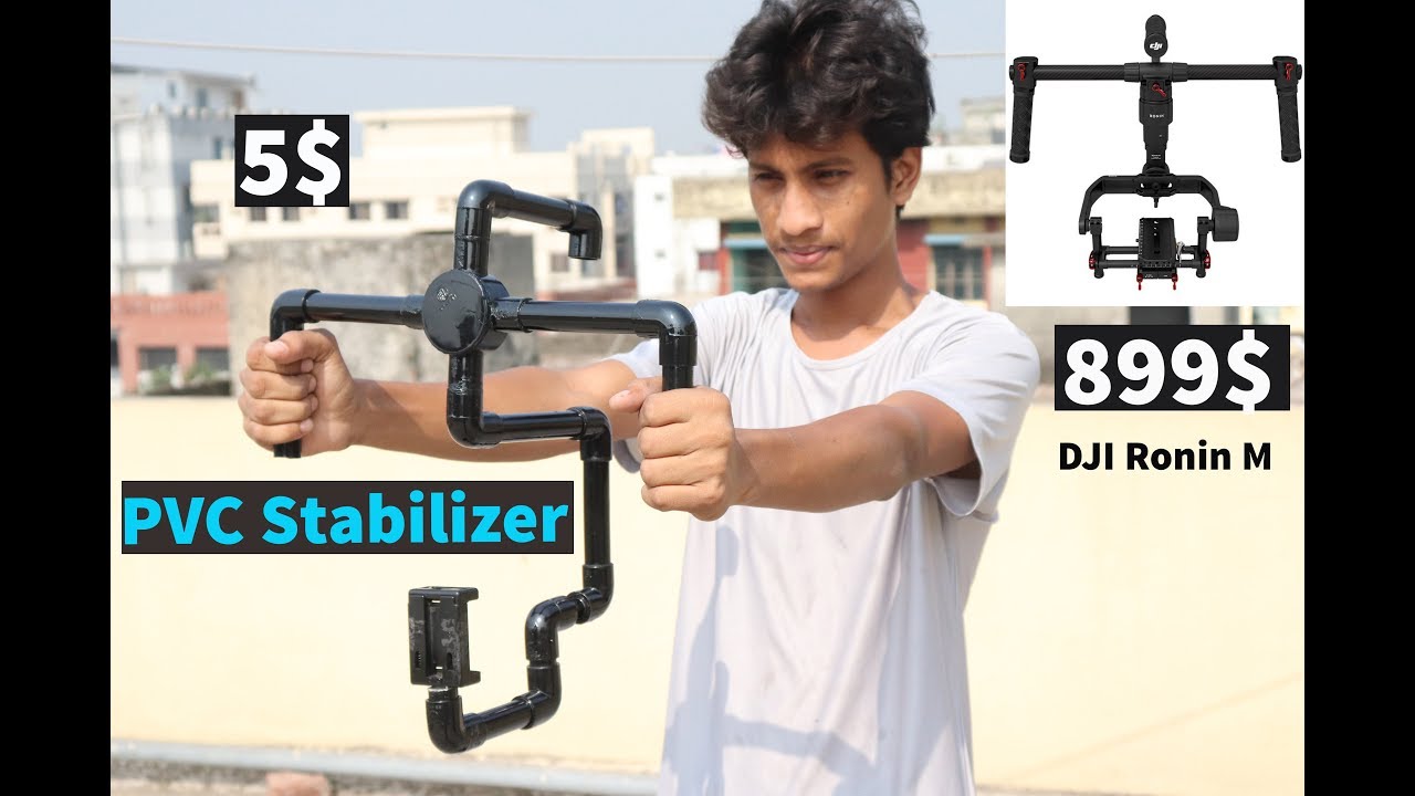 Professional video Gimbal ( 4K ) | DIY PVC Gimbal - YouTube