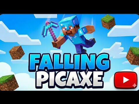 Falling PickAxe @minecraft - YouTube