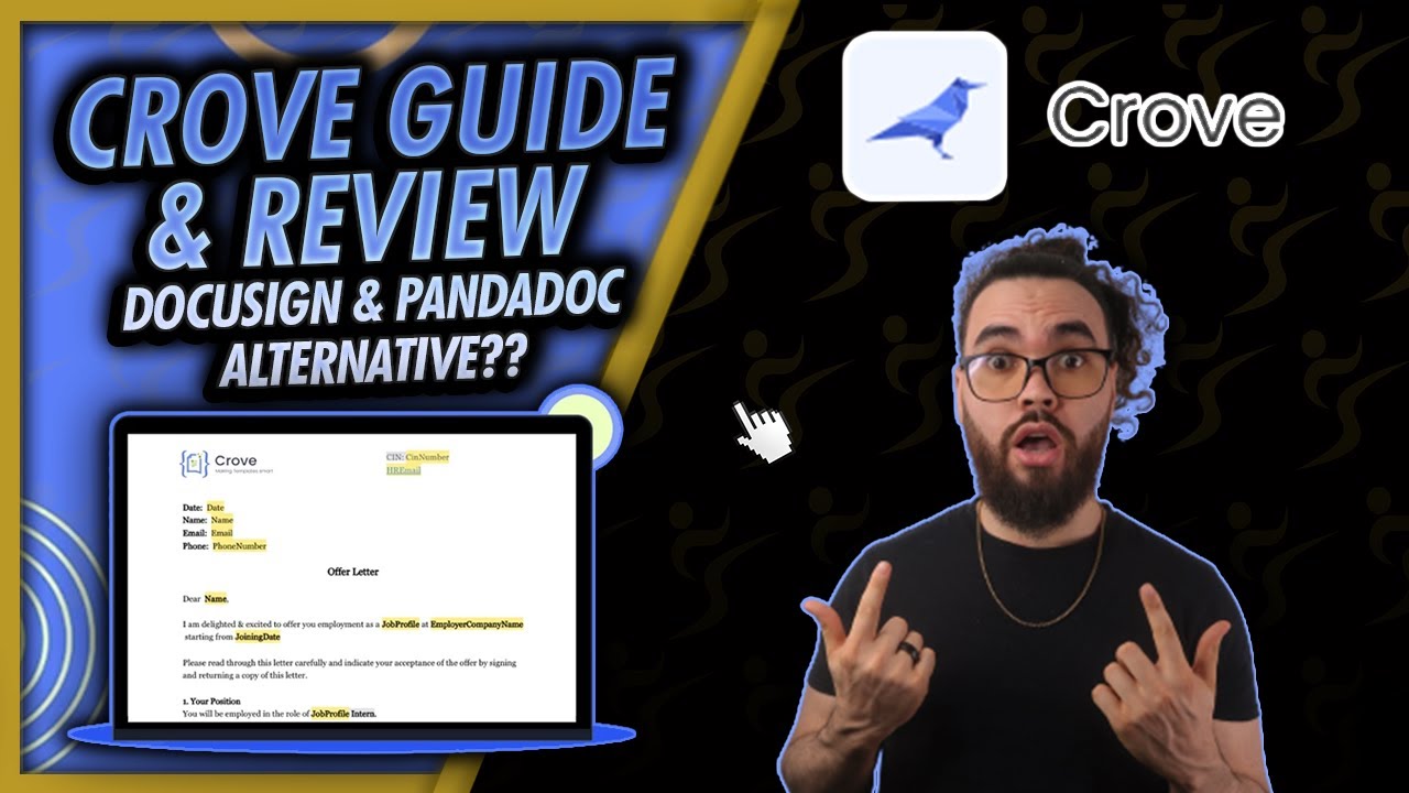 Crove Guide & Review - Document & E-Signature Tool DocuSign & PandaDoc ...