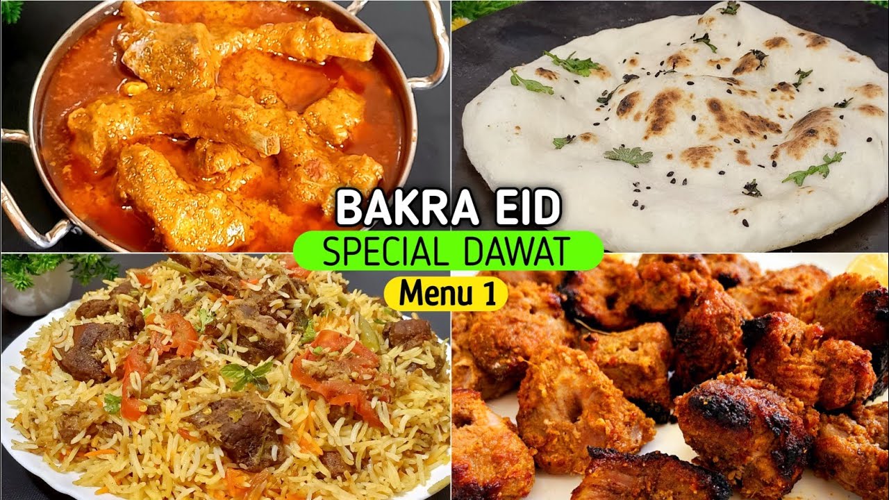 Bakra Eid Dawat Menu 1 | Eid ul Adha Special Recipe | Bakra Eid Special ...