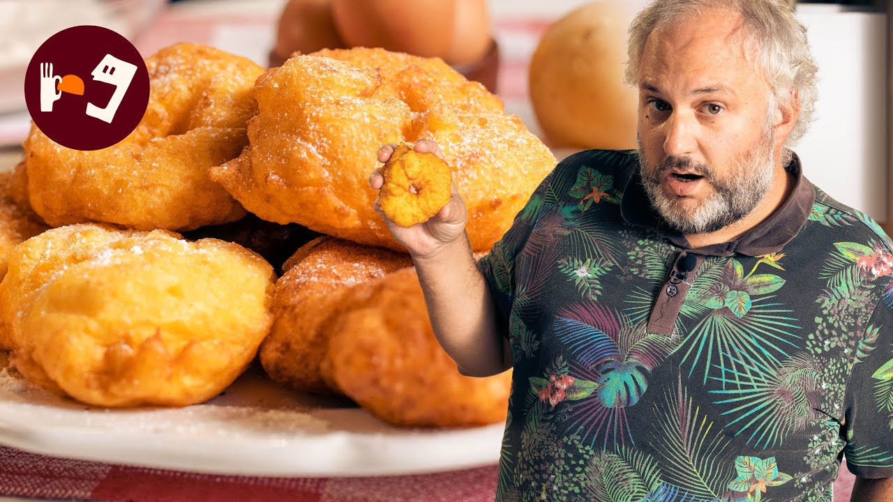 Cómo hacer los BUÑUELOS de PATATA y BONIATO más ESPONJOSOS - YouTube