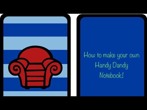 How to make your own Handy Dandy Notebook! - YouTube