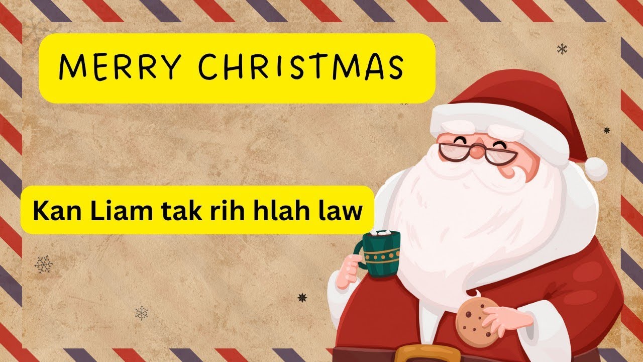Merry Christmas Kan Liam tak rih hlah law || Bathsheba || original ...