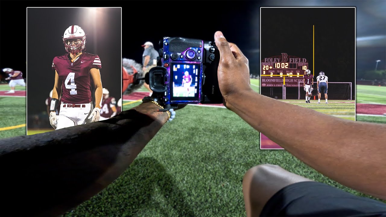 POV Night Football Photography | Sony A1/ 70-200 2.8 | - YouTube