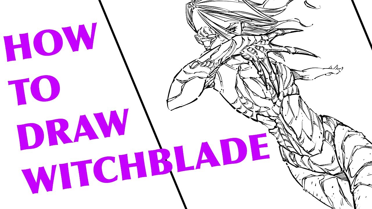 HOW TO DRAW WITCHBLADE - YouTube