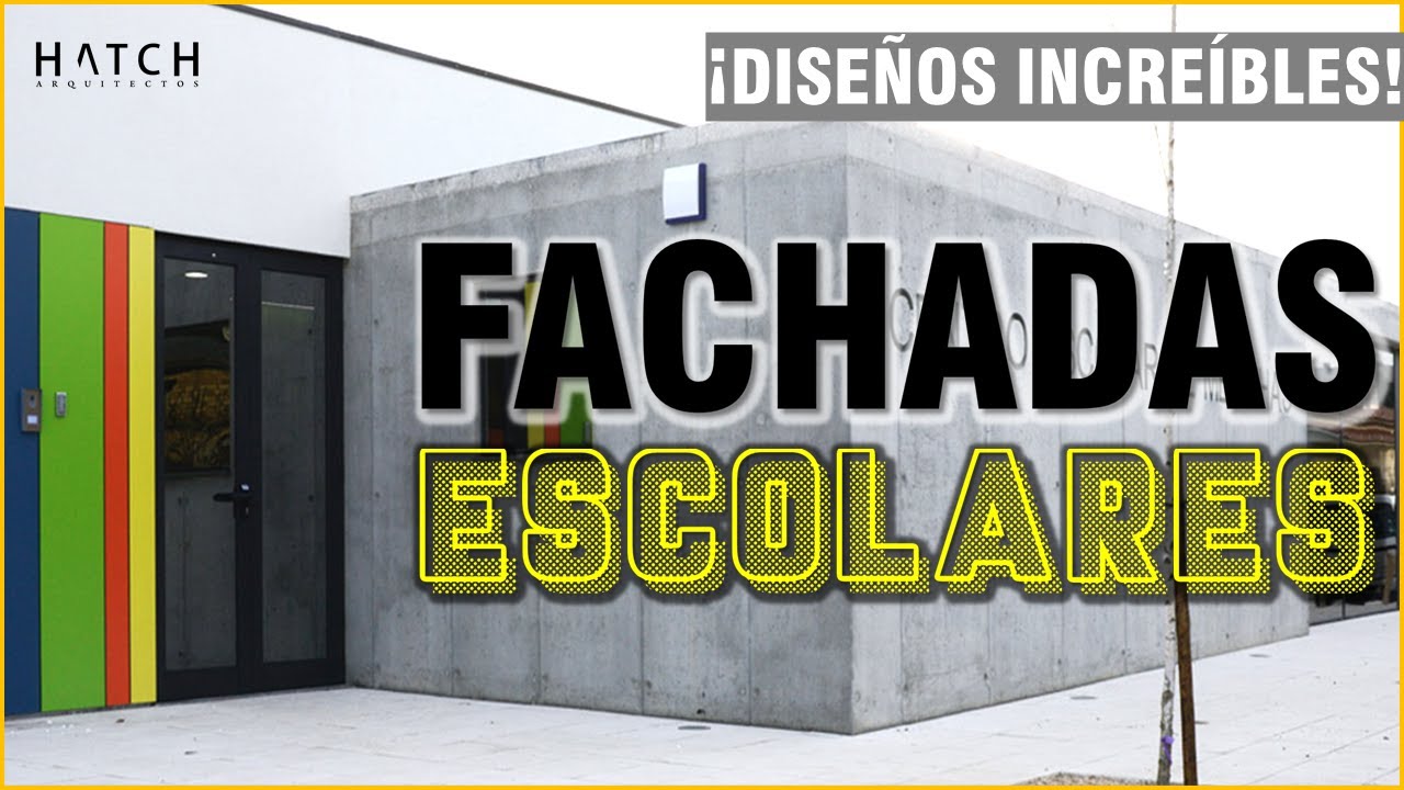 🖍️ Diseños de #fachadas escolares. - YouTube