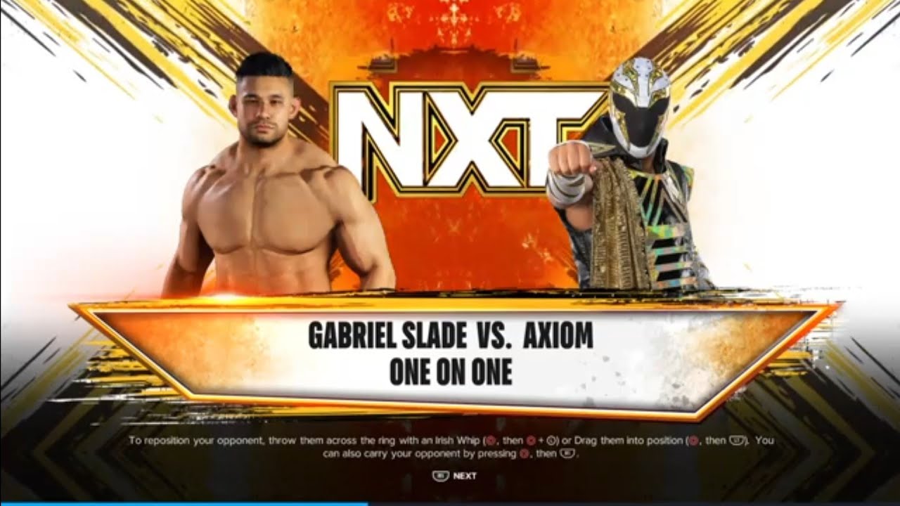 WWE 2K24 Random Match : Axiom vs Gabriel Slade - YouTube