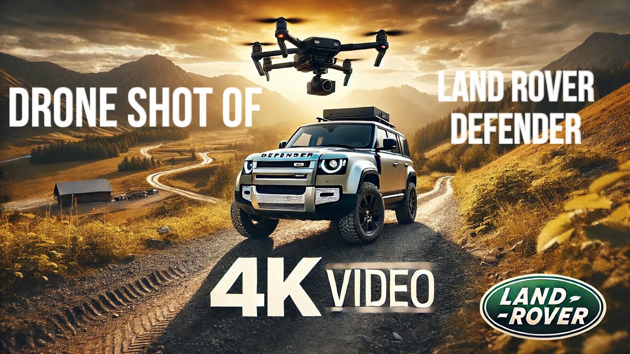 Land Rover Defender 🚀 EPIC Drone Shot! Cinematic 4K Aerial View - YouTube
