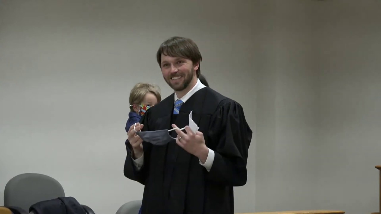 Copy of Swearing In Ceremony for Judge Benjamin Dyer - YouTube
