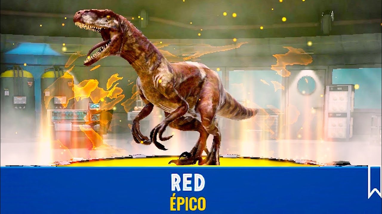 Atrociraptor RED, Desbloqueado (JURASSIC WORLD ALIVE) - YouTube