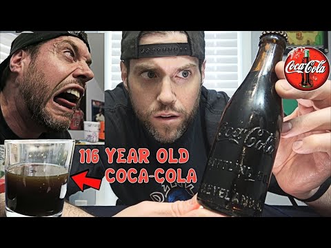 Drinking A 116 Year Old Bottle of Coca-Cola (Human Science) | L.A. BEAST