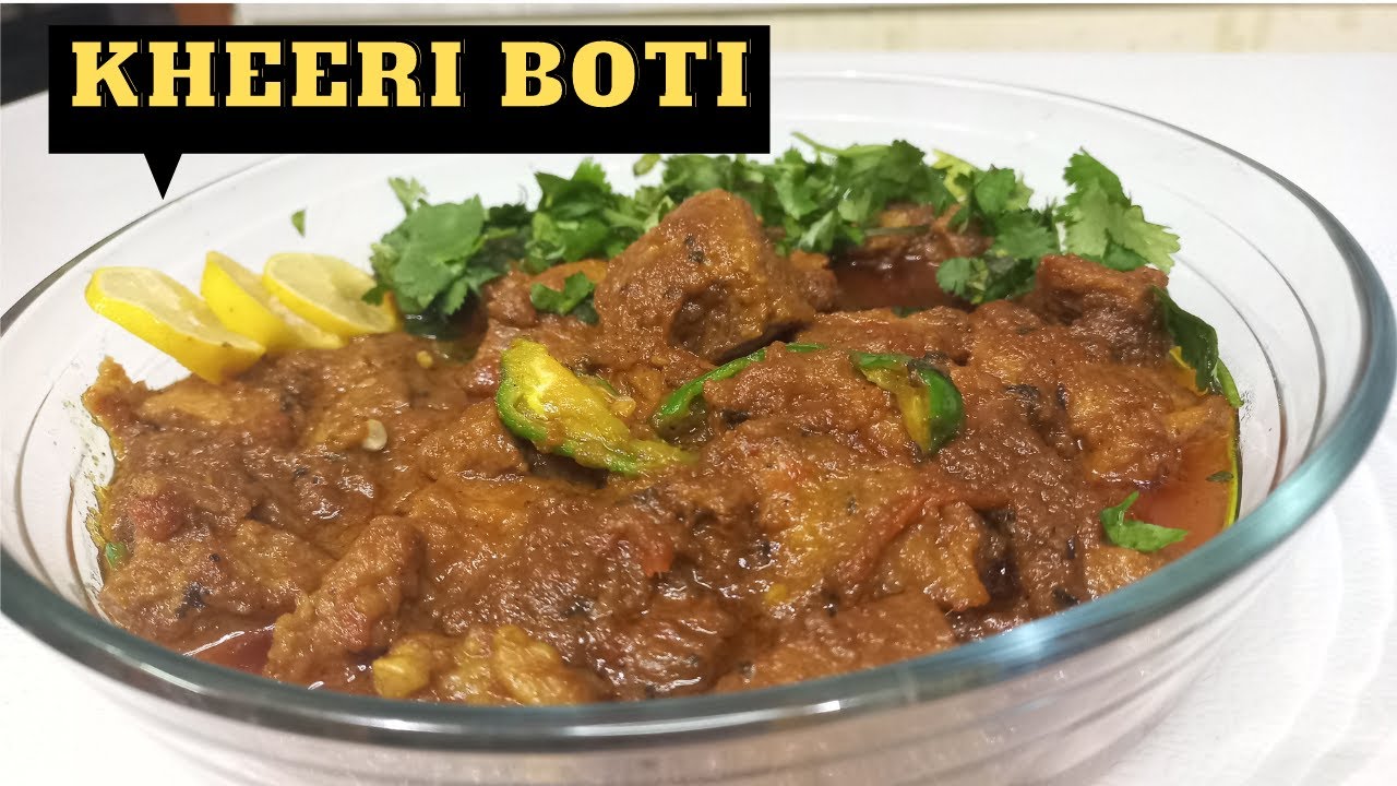 Kheeri Boti Recipe | Kheri Ka Salan | By Kitchen 26 - YouTube