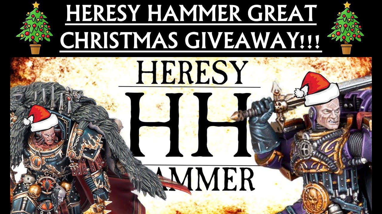 HERESY HAMMER GREAT CHRISTMAS GIVEAWAY!!!! - YouTube