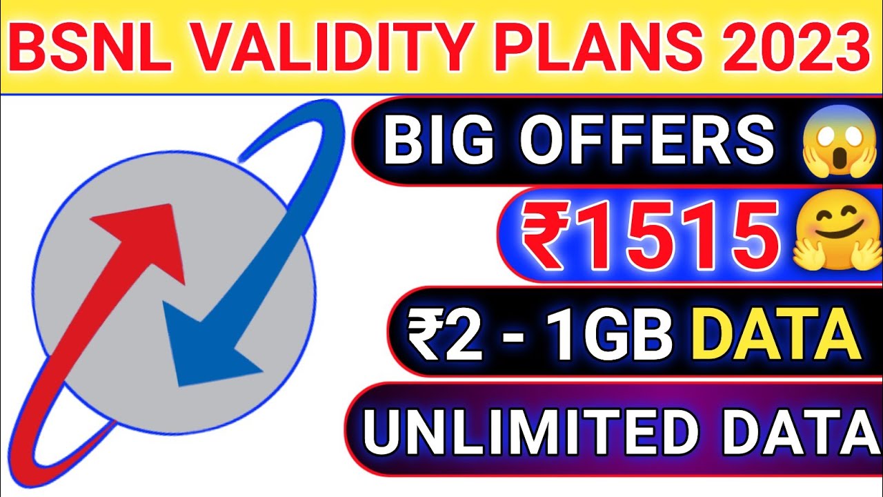 BSNL Validity Plans 2023 | Bsnl ₹2 में 1 GB Data Plan 😱 | Bsnl Data Recharge Plans 2023 - YouTube