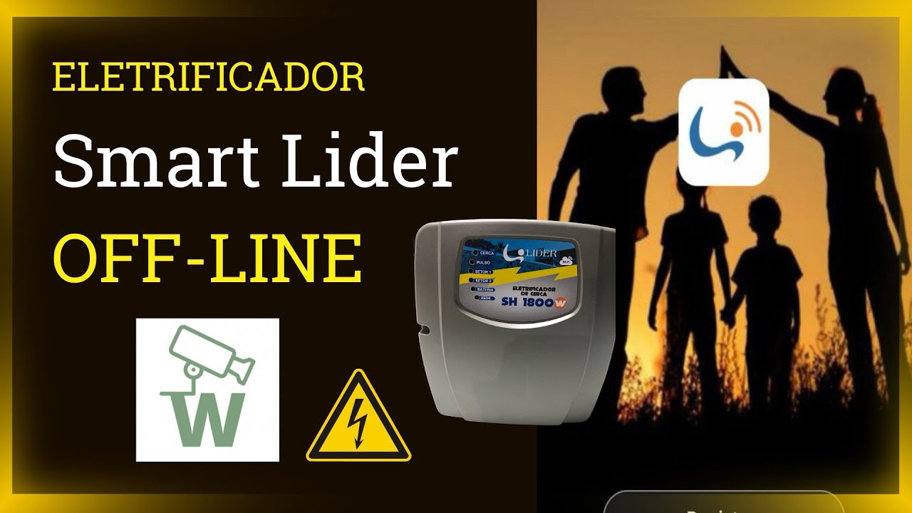 Central choque Smart Lider Off-line como resolver Eletrificador Smart ...