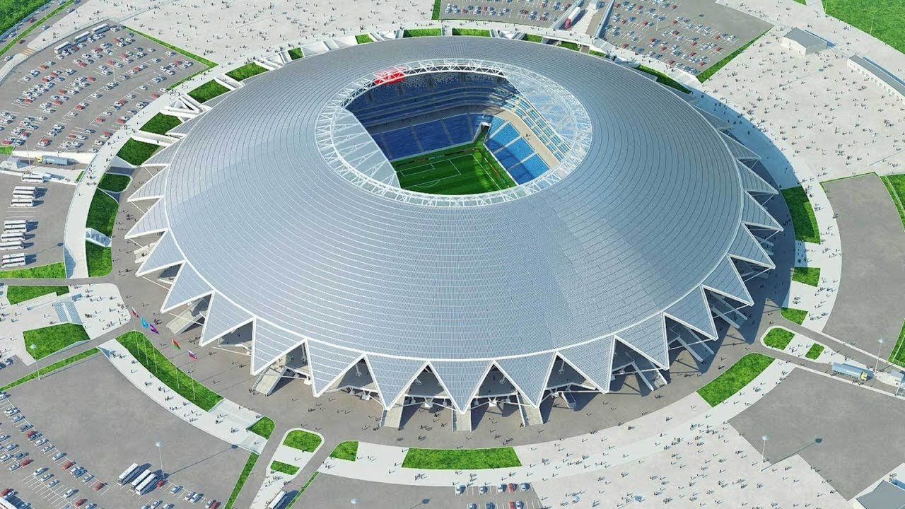 Samara Arena/Cosmos Arena Stadium. FIFA World Cup 2018. - YouTube
