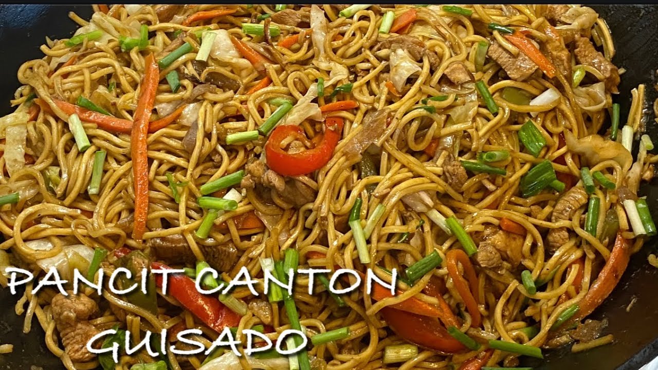 Guisadong PANCIT CANTON RECIPE - YouTube